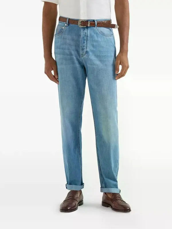 Brunello Cucinelli Five-pocket Button-fastening Jeans