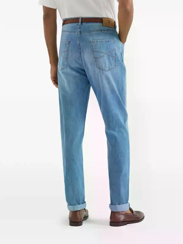 Brunello Cucinelli Five-pocket Button-fastening Jeans