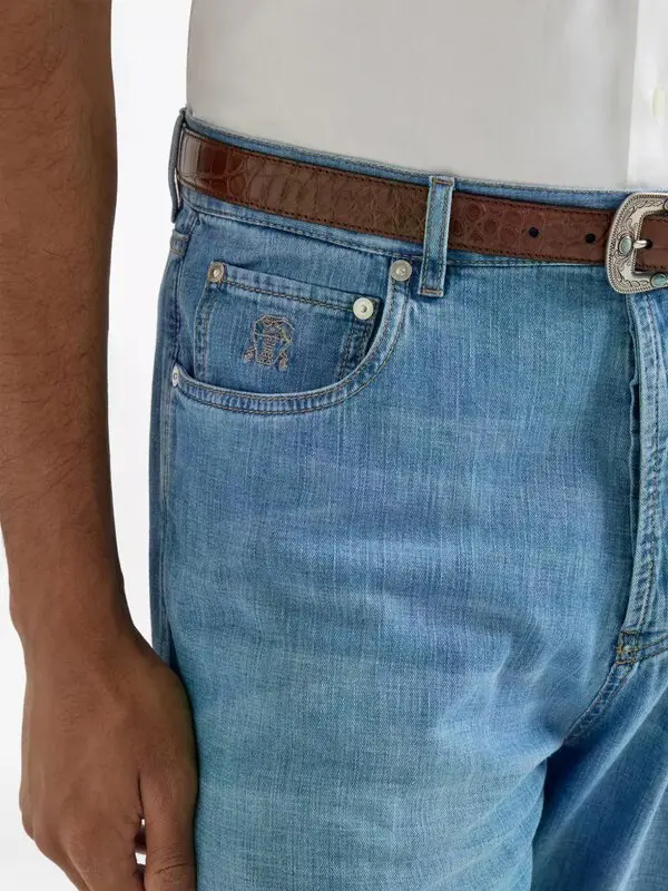 Brunello Cucinelli Five-pocket Button-fastening Jeans