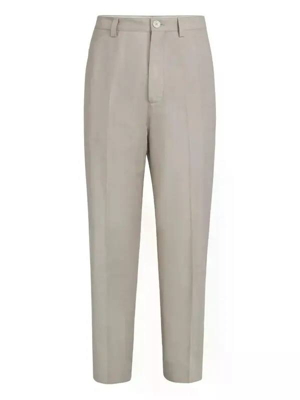 Brunello Cucinelli Panama Cotton-linen Trousers - Neutrals