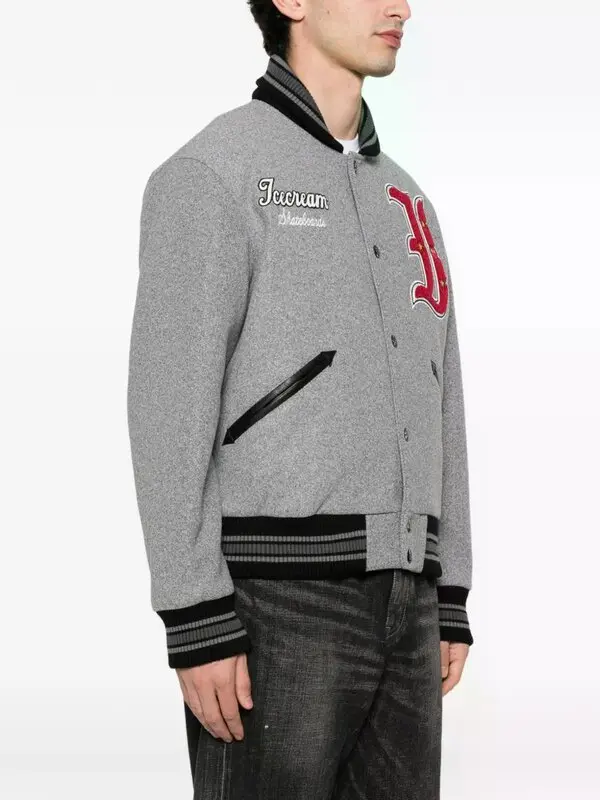ICECREAM Logo-appliqué Bomber Jacket