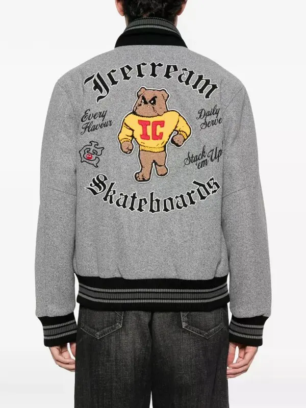 ICECREAM Logo-appliqué Bomber Jacket