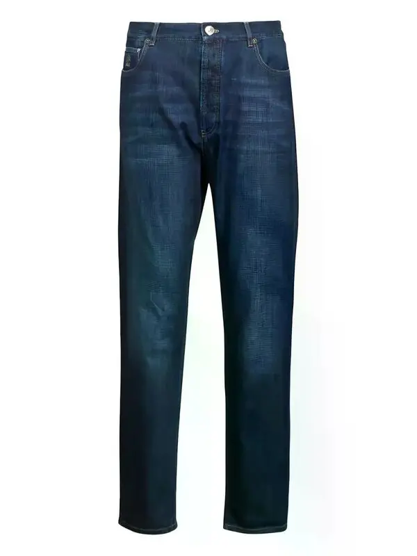 Brunello Cucinelli Button-closure Jeans - Blue