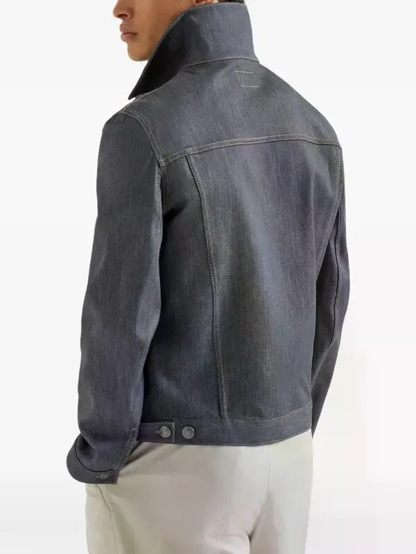 Brunello Cucinelli Chest-pocket Denim Jacket