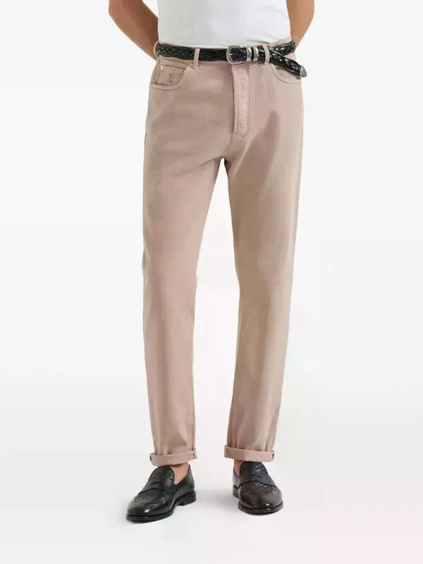 Brunello Cucinelli Five-pocket Jeans - Brown