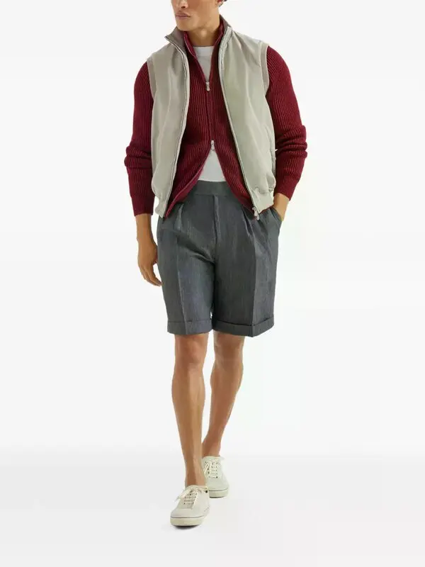 Brunello Cucinelli Bonded Nylon Padded Gilet