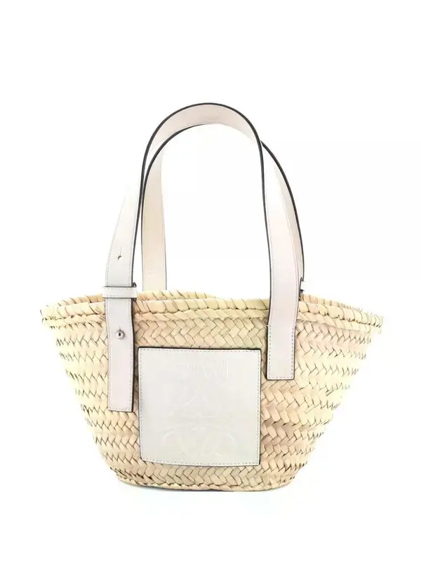 Loewe Basket Raffia Small Tote Bag