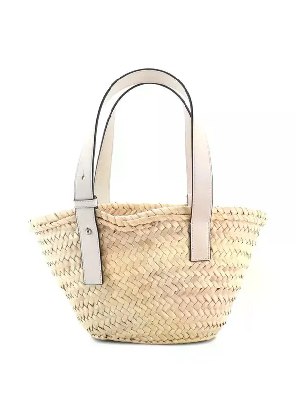 Loewe Basket Raffia Small Tote Bag