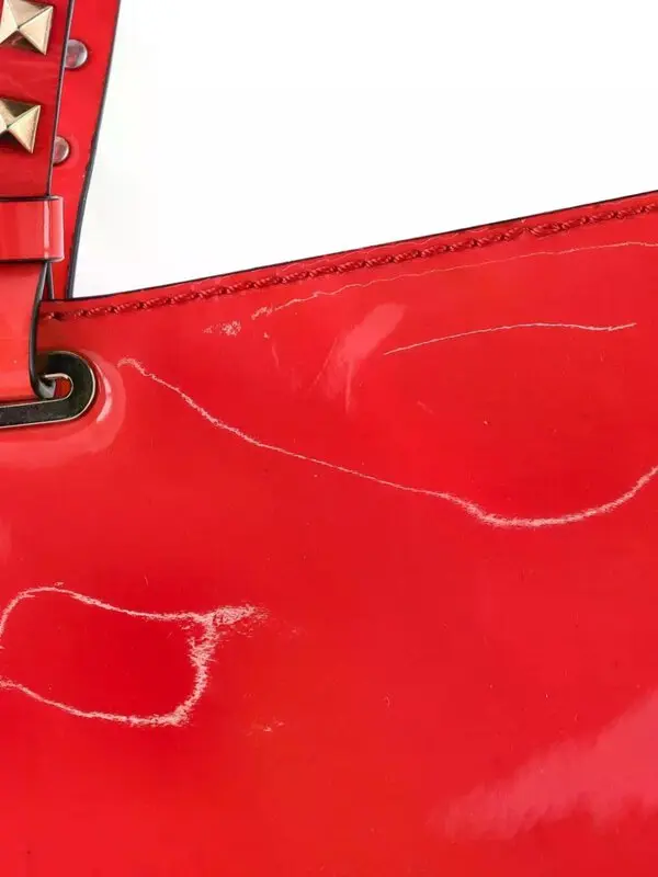 Valentino Garavani Rockstud Tote Soft Patent Medium Satchel