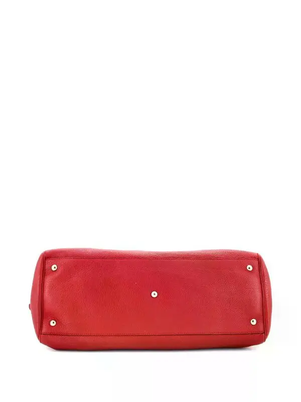 Gucci Bamboo Shopper Large Tote - Red