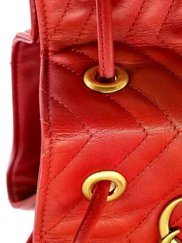 Gucci Gg Marmont Matelasse Leather Small Bucket Bag