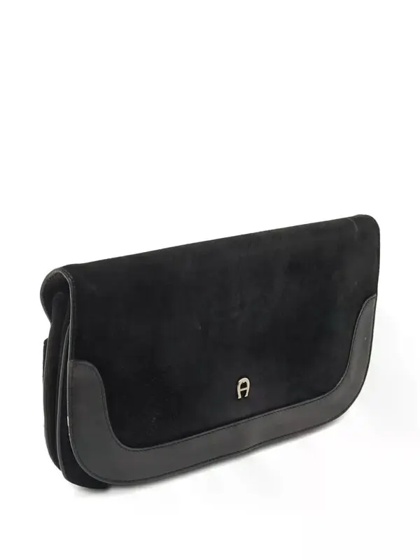 AIGNER Suede Clutch