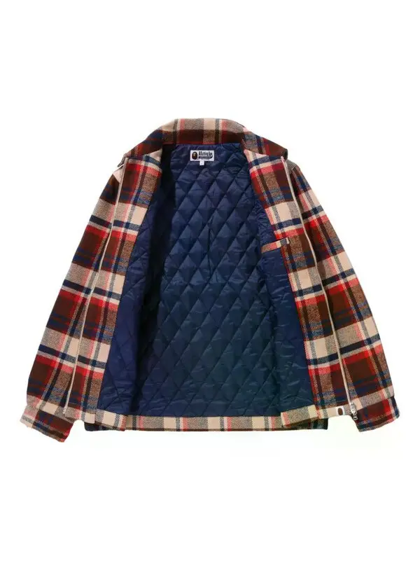 A BATHING APE Check Pockets Jacket