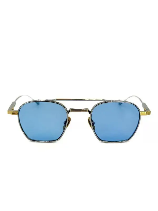 CUTLER & GROSS Top-bar Sunglasses - Silver