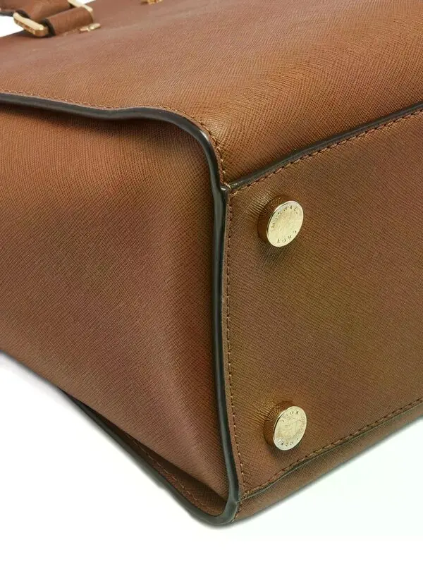 Michael Kors Leather Satchel With Detachable Shoulder Strap