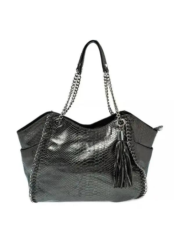 Michael Kors Python Effect Leather Satchel