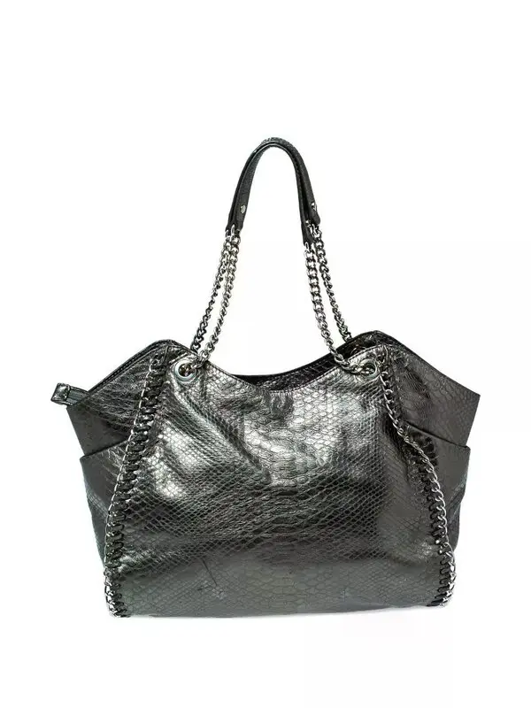 Michael Kors Python Effect Leather Satchel