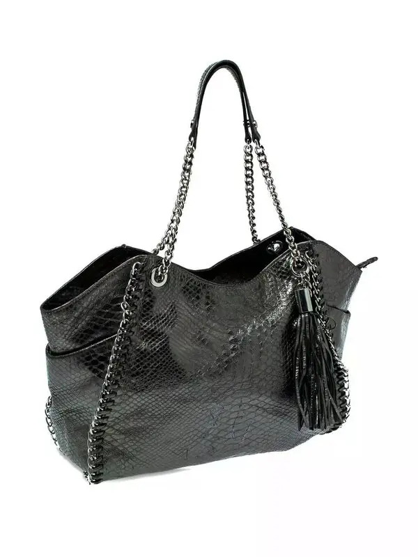 Michael Kors Python Effect Leather Satchel