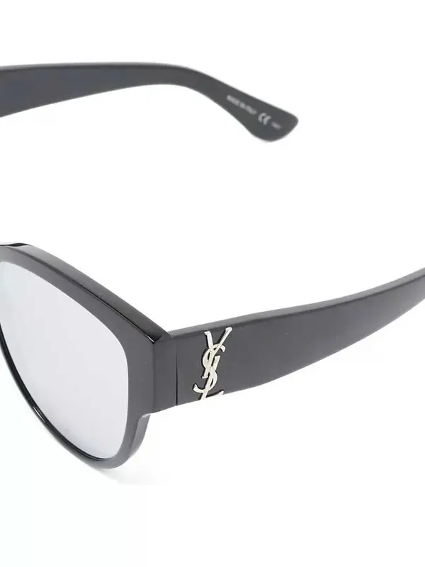 Saint Laurent Logo Detail Cat-eye Sunglasses