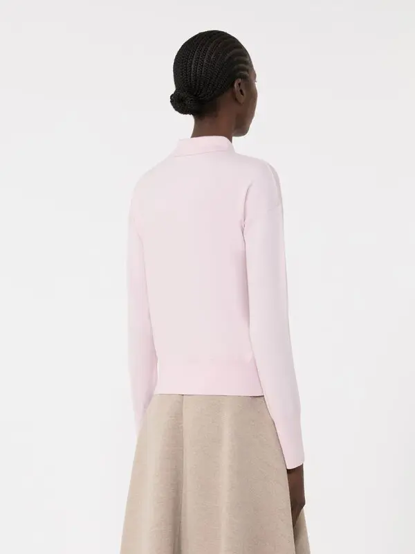 Max Mara Fine Wool Cardigan - Pink