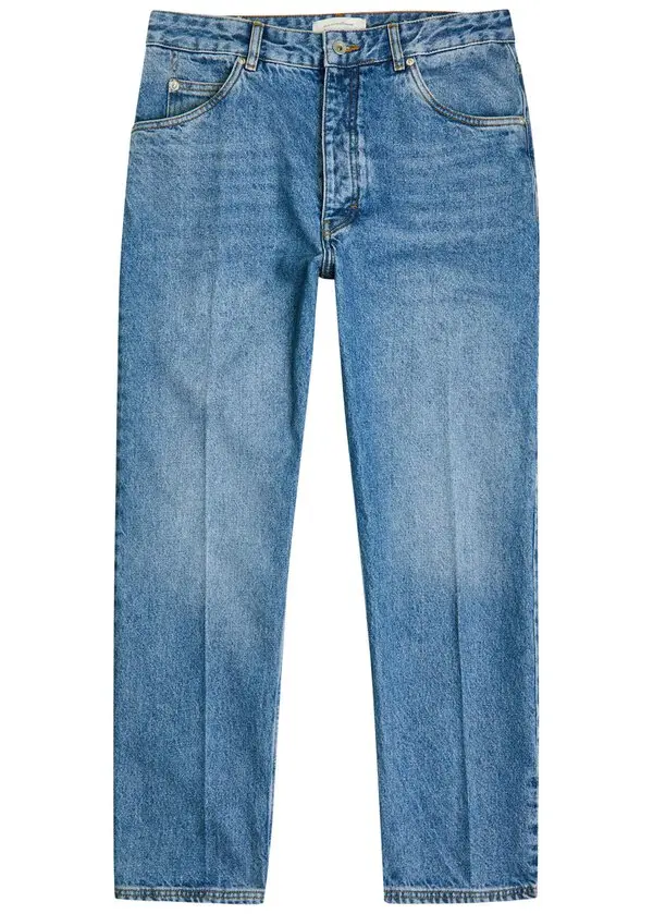 Studio Nicholson Straight-leg Denim Jeans - Mid Blu