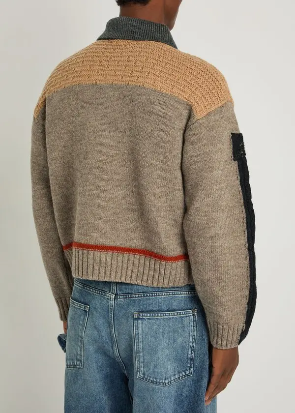 JW Anderson House Wool Polo Jumper