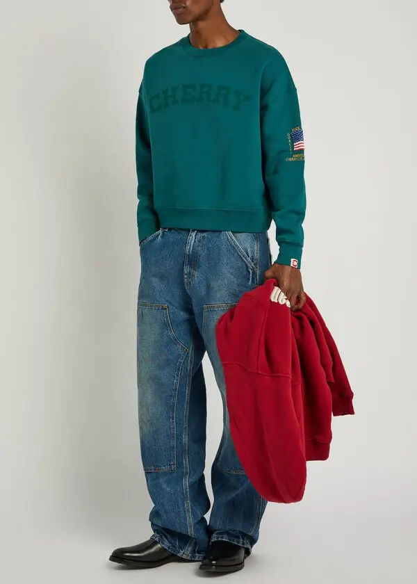 CHERRY LOS ANGELES Crew-neck Cotton Sweatshirt