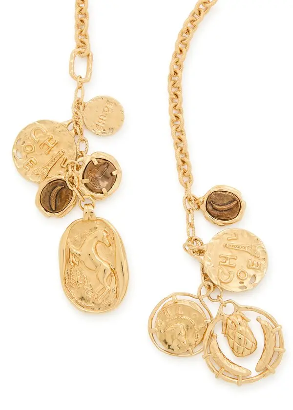 Chloé Medals Layered Necklace