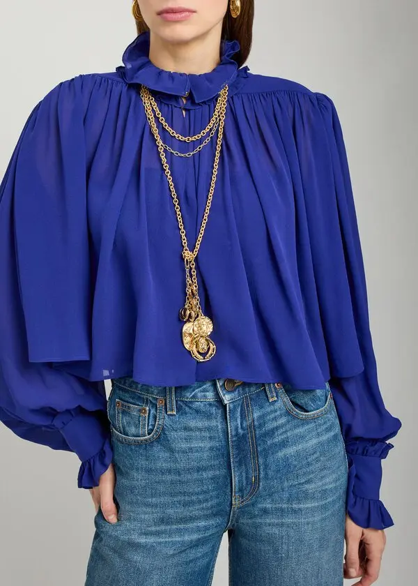 Chloé Medals Layered Necklace
