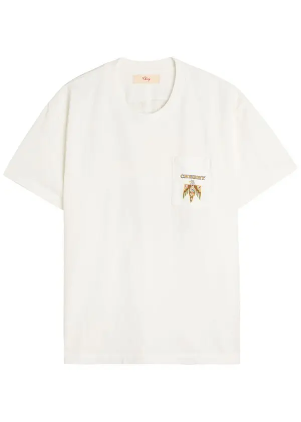 CHERRY LOS ANGELES Majave Desert Printed Cotton T-shirt - White