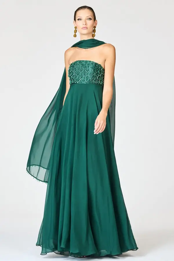 Sachin & Babi Embellished Monaco Gown