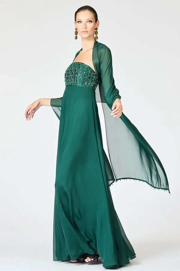 Sachin & Babi Embellished Monaco Gown