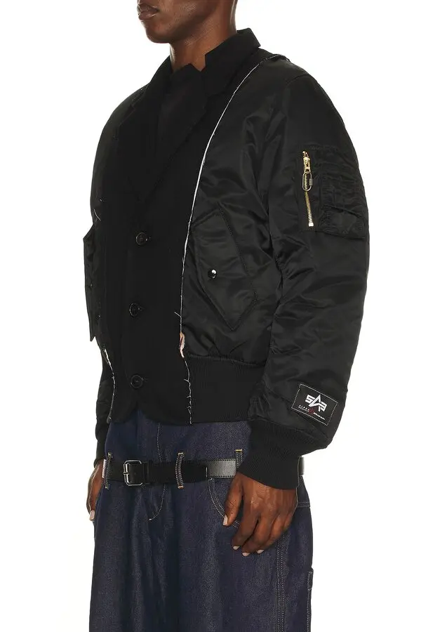 SPENCER BADU Alpha Bomber Jacket