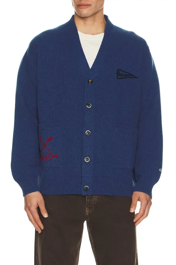 President's Pocket Knit Cardigan