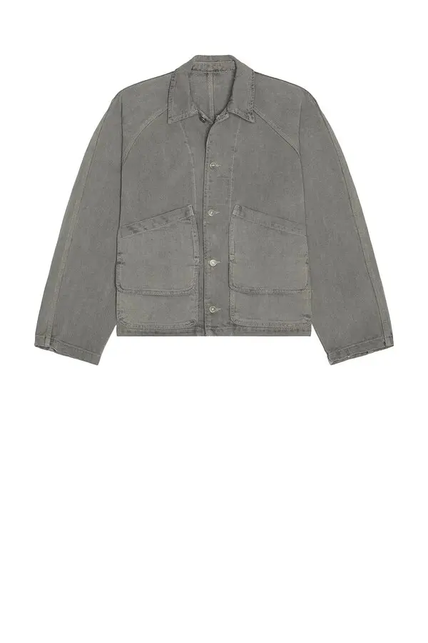 LE17SEPTEMBRE Garment Dyed Denim Hunting Jacket