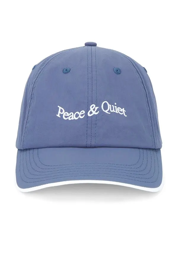 MUSEUM OF PEACE & QUIET Wordmark Nylon Cap - Slate