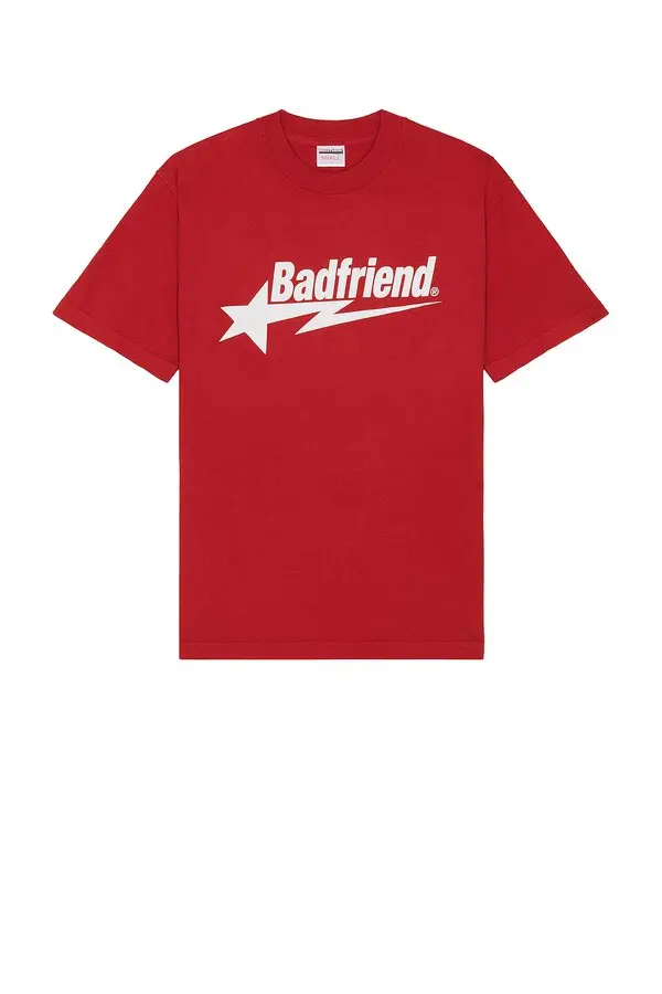 BADFRIEND Star Logo Tee - Red