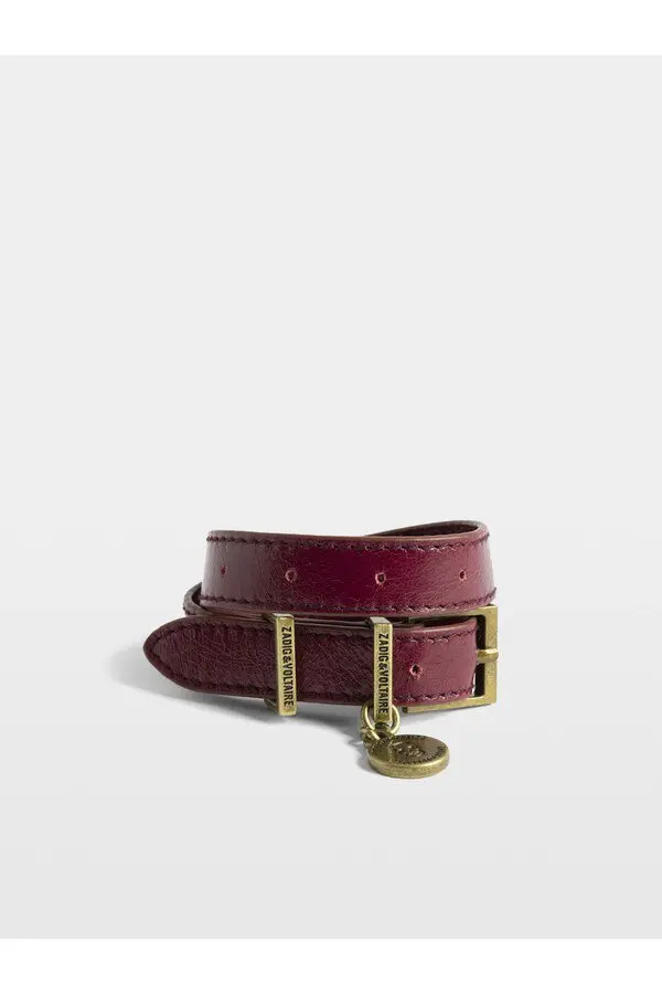 Zadig&Voltaire Sunny Leather Bracelet - Natural