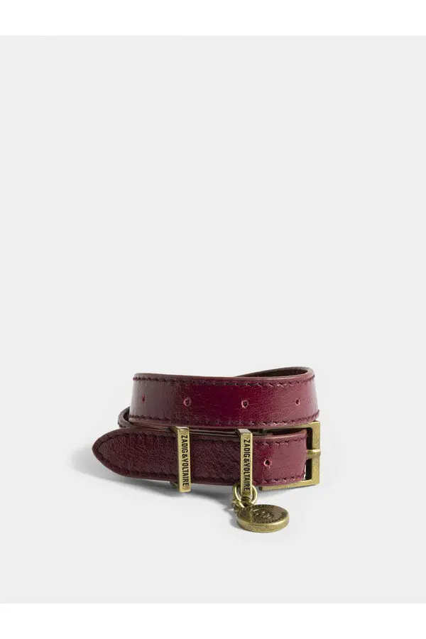 Zadig&Voltaire Sunny Leather Bracelet - Natural