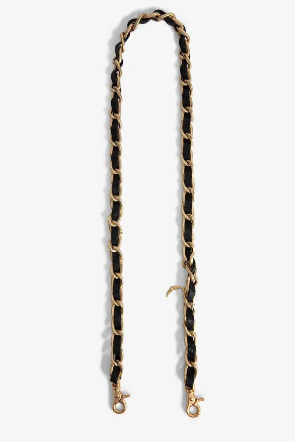 Zadig&Voltaire Chain And Leather Shoulder Strap