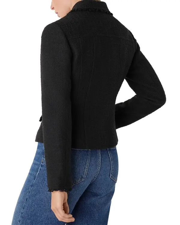 Whistles Lucie Crop Boucle Jacket