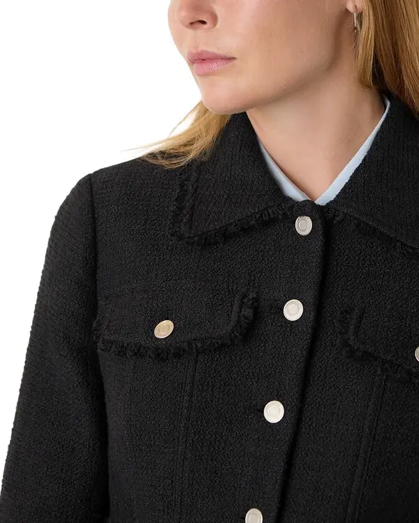 Whistles Lucie Crop Boucle Jacket
