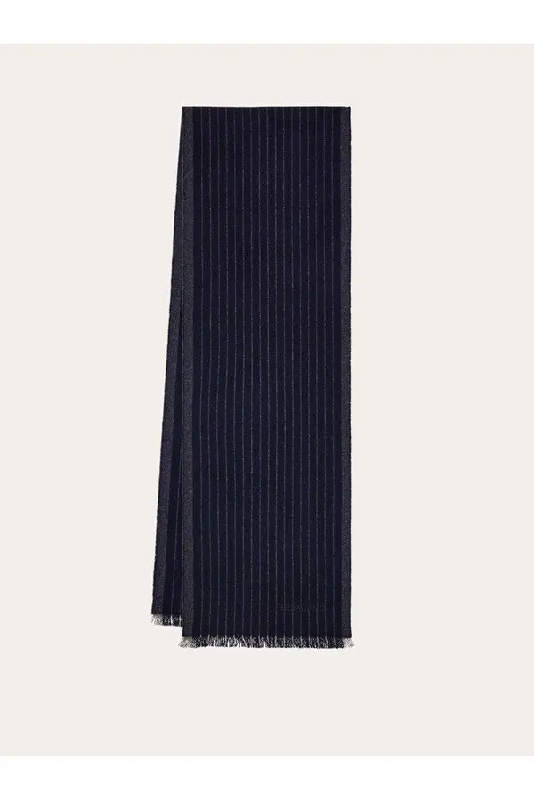 FERRAGAMO Cashmere Scarf - Navy