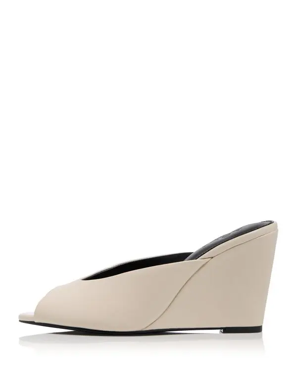 Aqua Astra Wedge Pumps - Bone