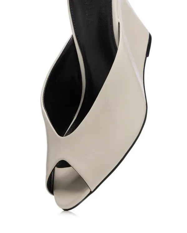 Aqua Astra Wedge Pumps - Bone