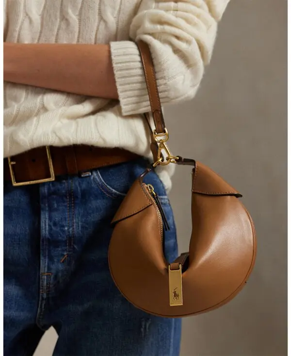 Polo Ralph Lauren Polo Id Mini Shoulder Bag - Tan
