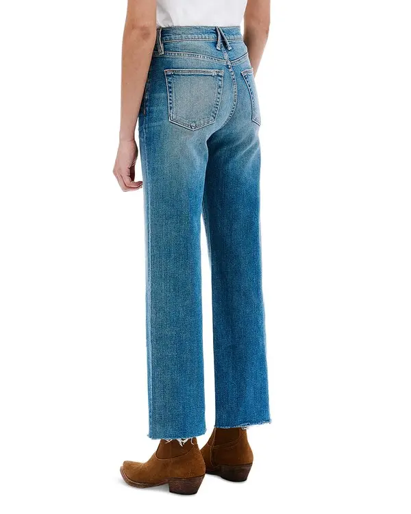 SLVRLAKE Grace High-rise Cropped Wide Jeans