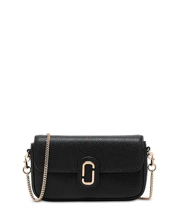 Marc Jacobs Pebble J Marc Mini Leather Bag - Black