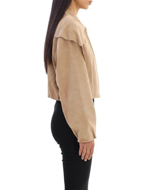 LAMARQUE Suede Scarf Jacket