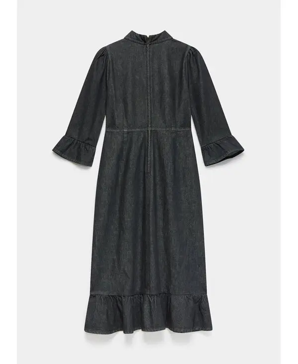 Mint Velvet Denim Midi Shirt Dress